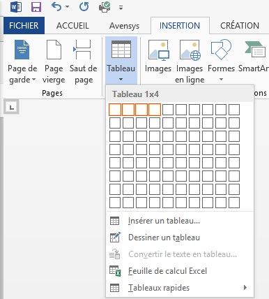 Présentation des intervenants dans un tableau à plusieurs colonnes ...